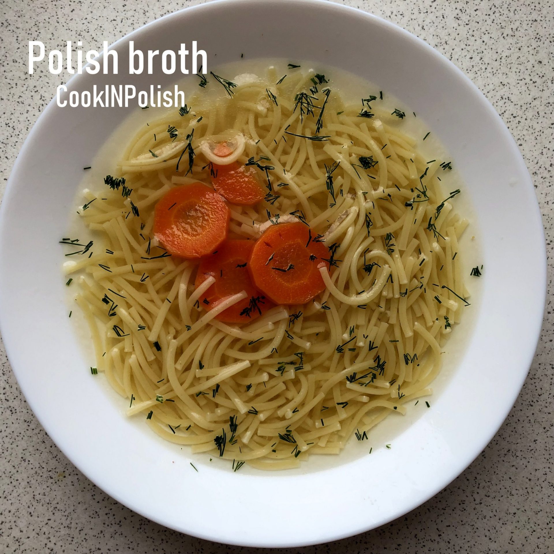 Polish broth - Rosół - CookINPolish – Polish Food Recipes