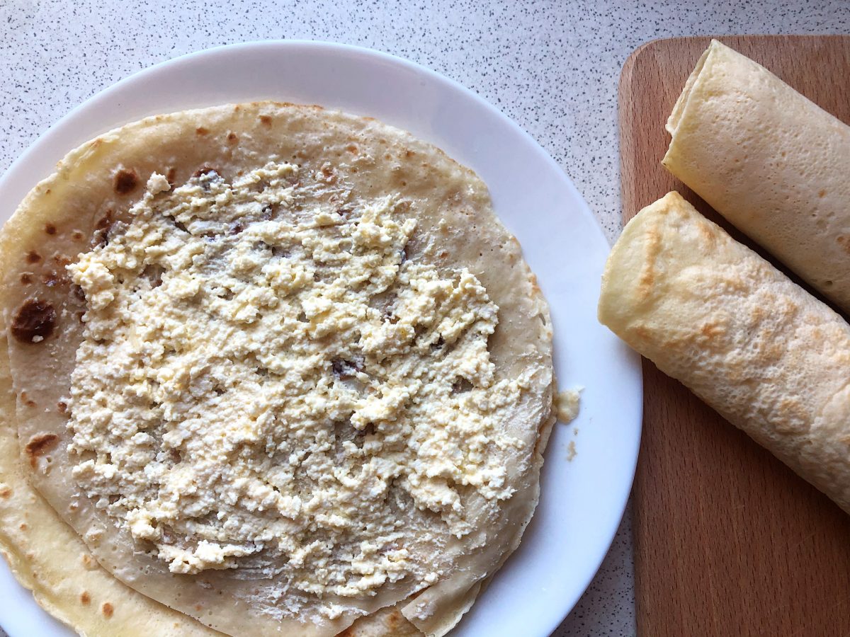 Polish Crepes with Farmer's Cheese - CookINPolish – Polish Food Recipes