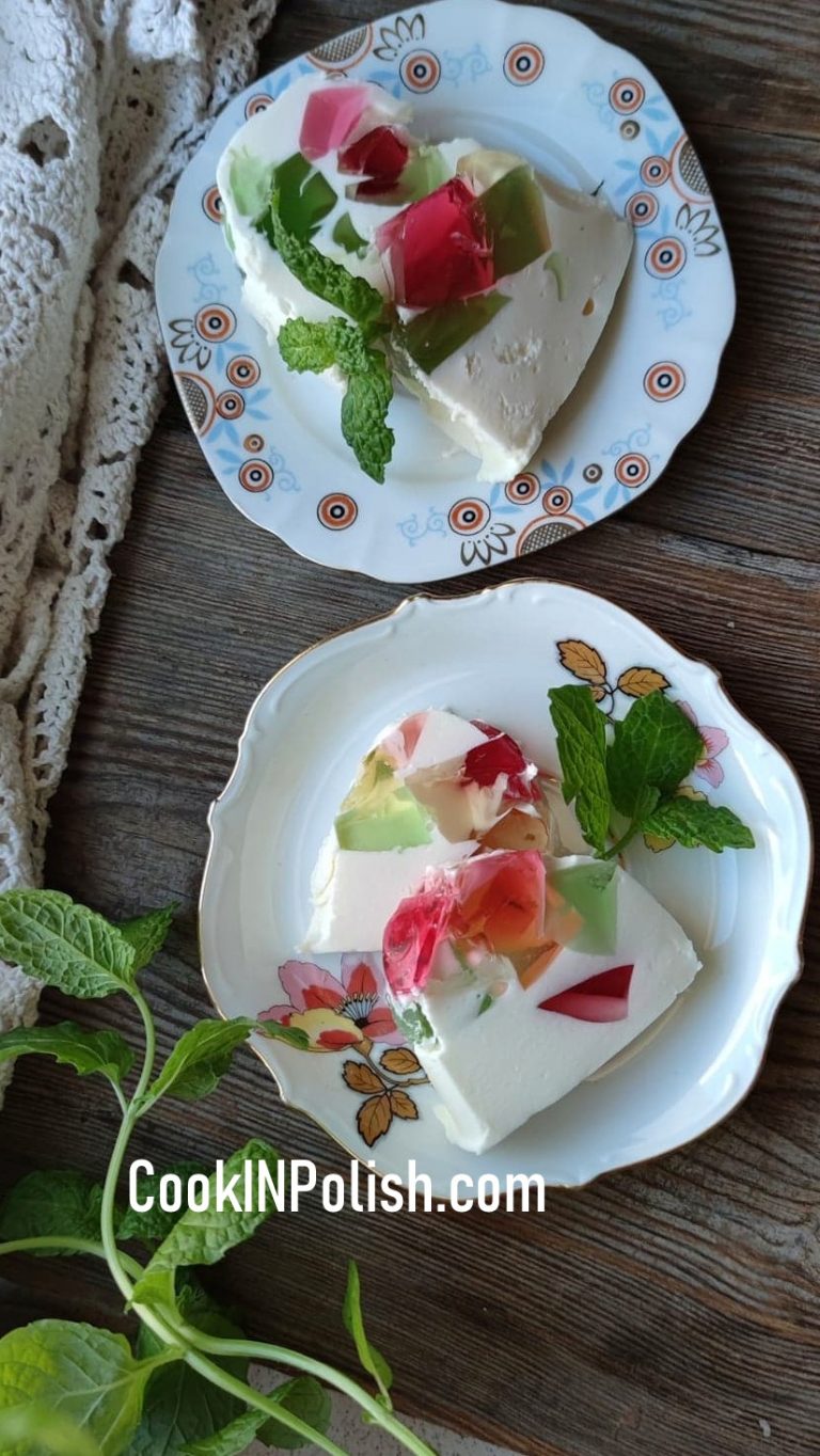 Jello Cold Cheesecake - CookINPolish – Polish Food Recipes