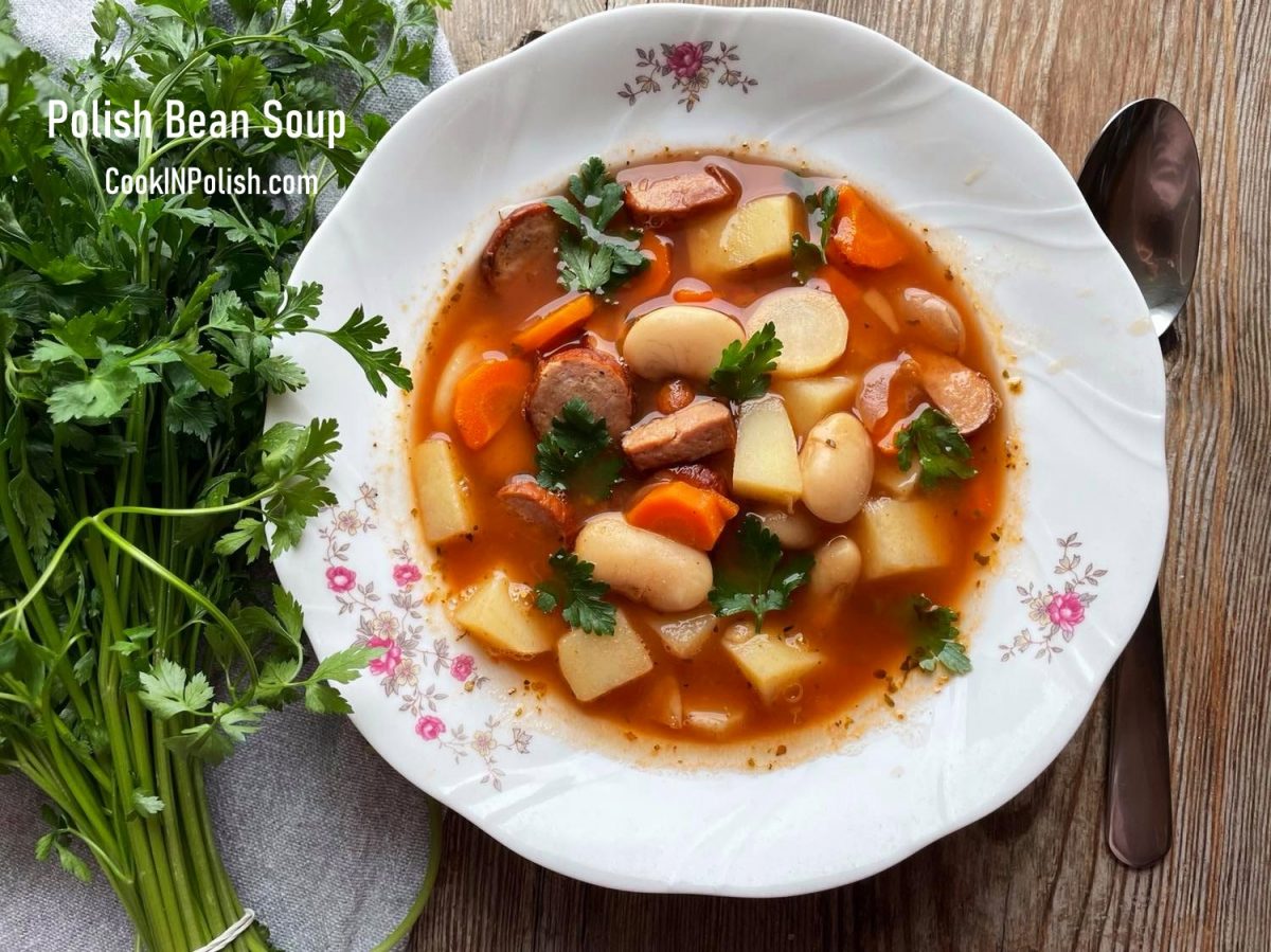 Bean and Sausage Soup - CookINPolish – Polish Food Recipes