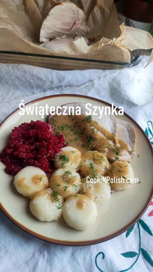 Baked Ham with Grey Sauce - CookINPolish – Polish Food Recipes
