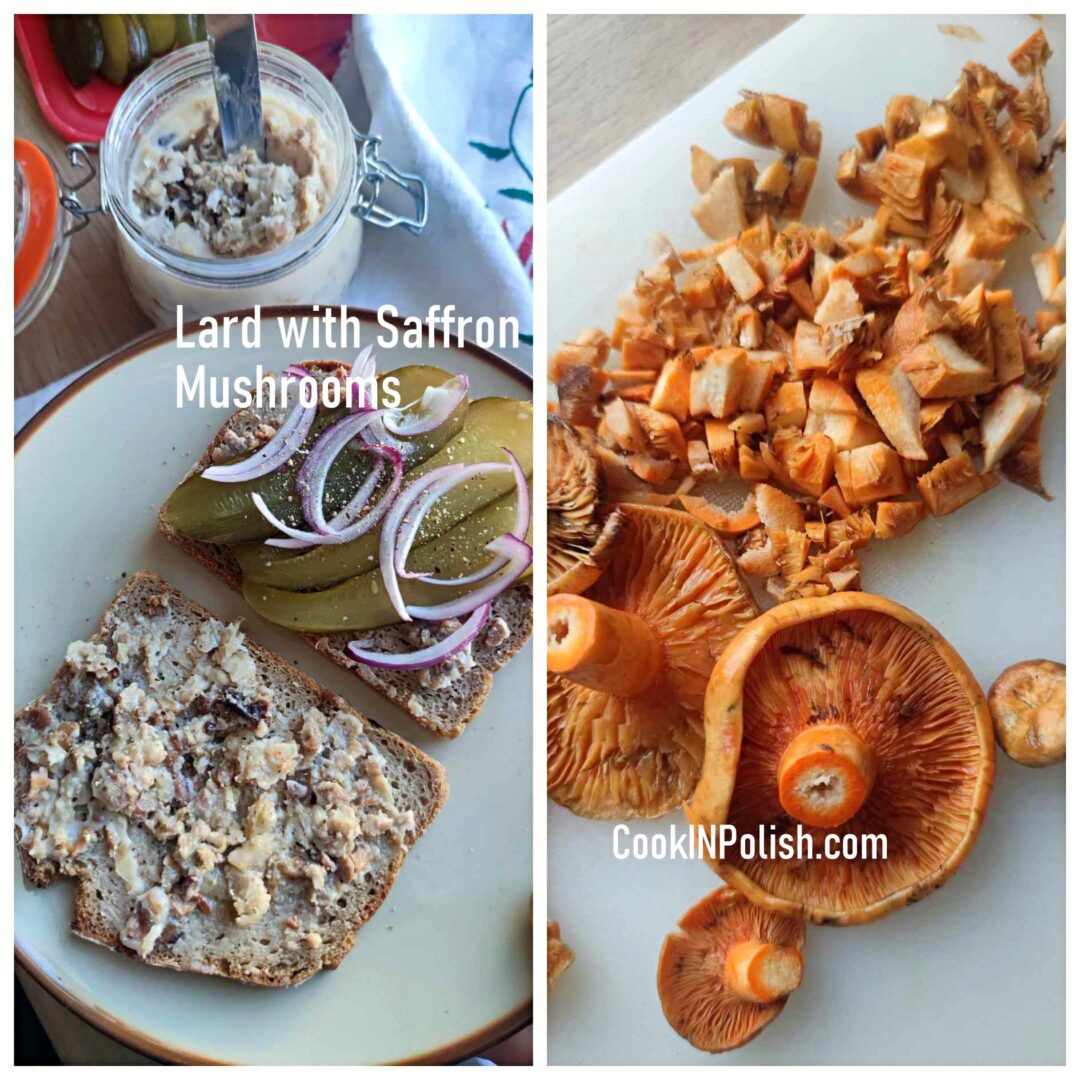 Lard Spread with Saffron Mushrooms - CookINPolish – Polish Food Recipes