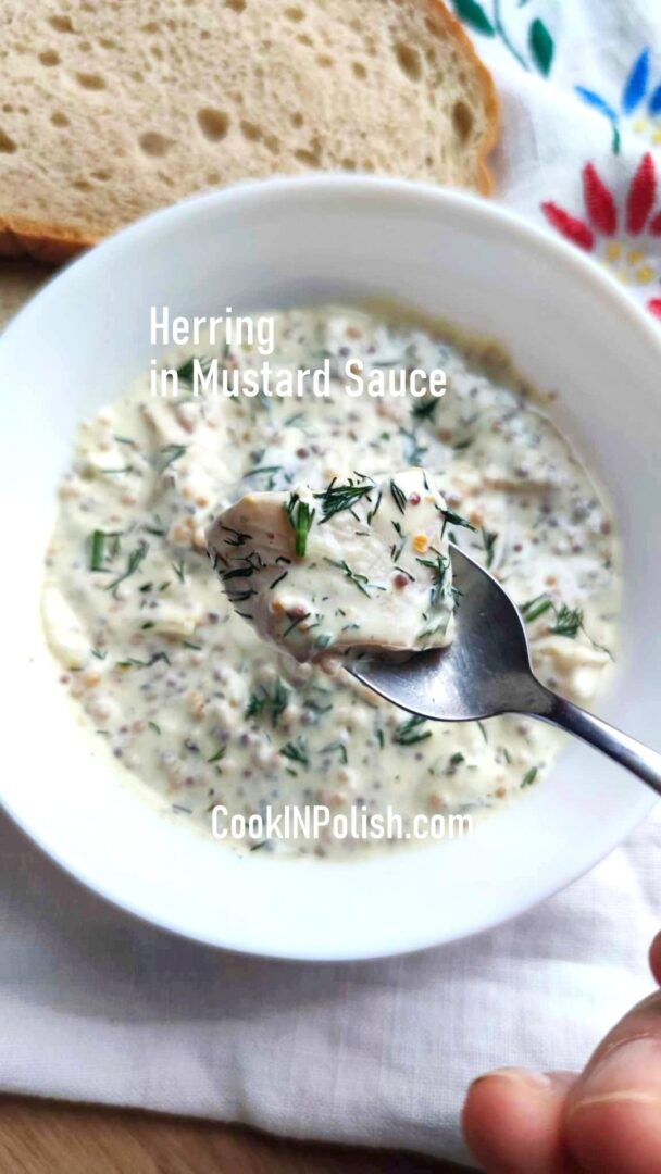 Herring in Mustard Sauce - CookINPolish – Polish Food Recipes