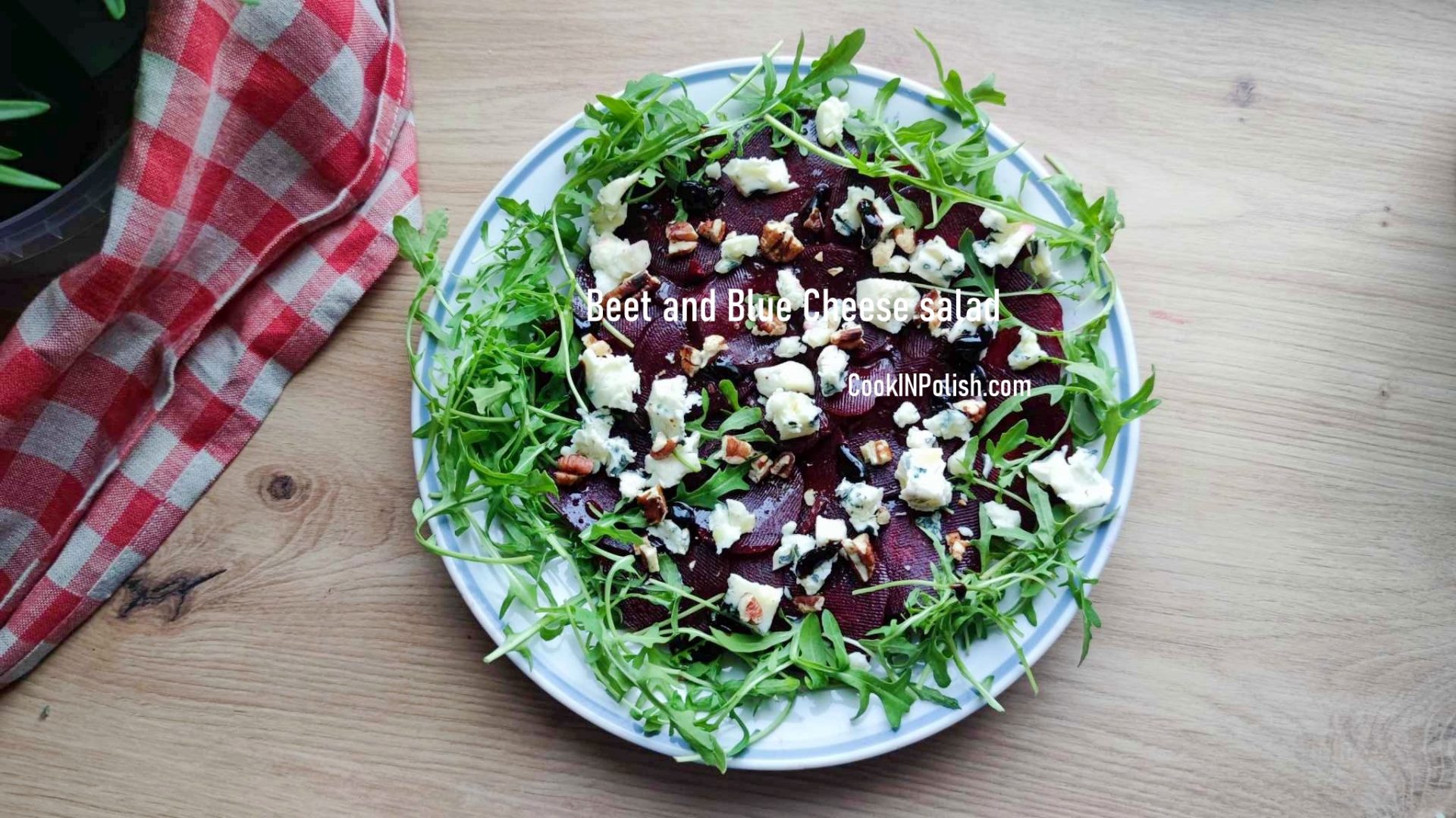 Beet and Blue Cheese Salad - CookINPolish – Polish Food Recipes