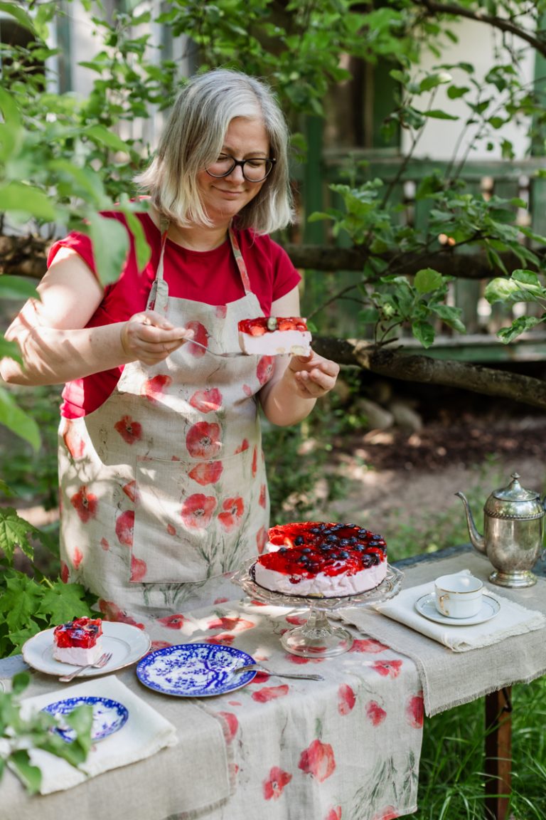Cold Cheesecake with Strawberries - CookINPolish – Polish Food Recipes